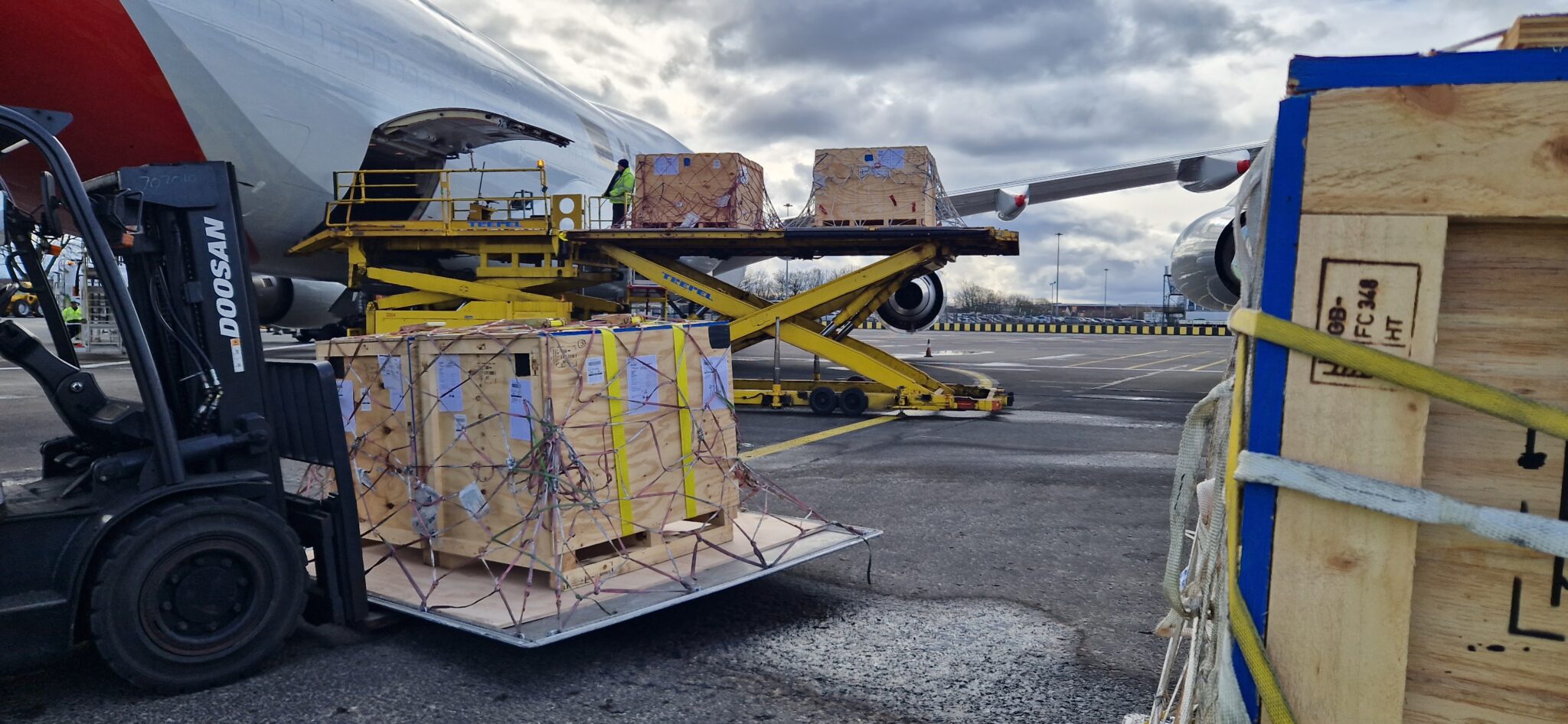 Pentagon Dartford support an air charter to Brazil - Pentagon Freight ...